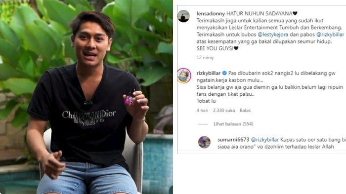 Rizky Billar Ngamuk ke Mantan Karyawannya di Instagram: Di Belakang Lu ...