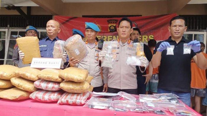 Satresnarkoba Polresta Jambi Tangkap 6 Bandar dan 5 Kurir Pil Ekstasi hingga Sabu - Tribunjambi.com