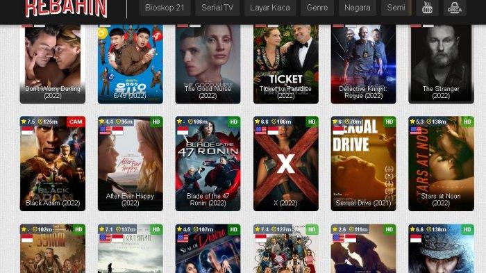 Deretan Link Nonton Bioskop Gratis Selain Rebahin, Ada LayarKaca21 dan IndoXXI Gratis ...