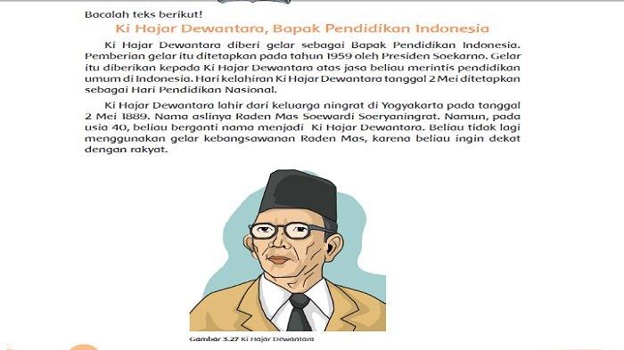 Kunci Jawaban Bahasa Indonesia Kelas 10 Halaman 122-123, Ki Hadjar ...