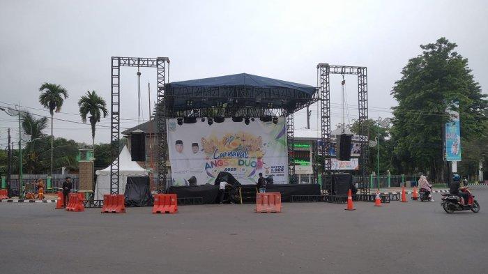 Suasana Persiapan Carnaval Angso Duo dan Battle Tabuh 1.000 Kompangan ...