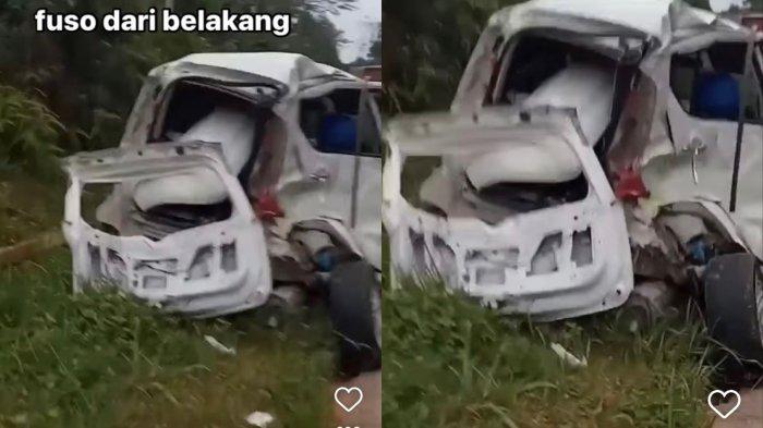 Viral Kecelakaan di Bukit Baling Muaro Jambi, Mobil Brio Hancur usai ...