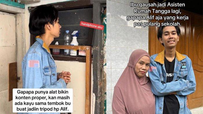 Viral Kisah Perjuangan Alif Cepmek, Ngonten dari Gang hingga Bisa Belikan Ibu Rumah - Halaman ...