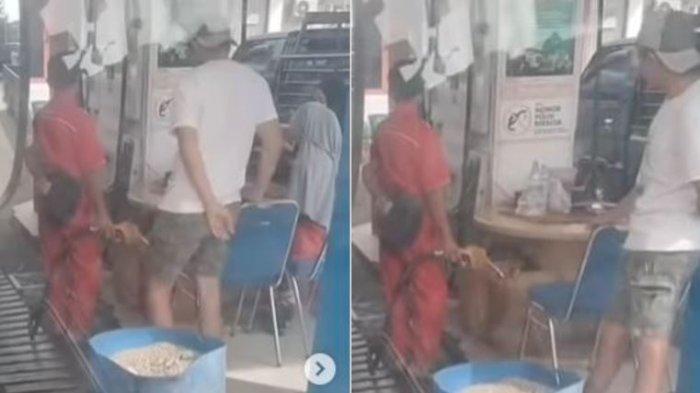 Viral SPBU di Kerinci Lansir BBM Solar ke Jeriken, Scan Barcode Pengisi ...