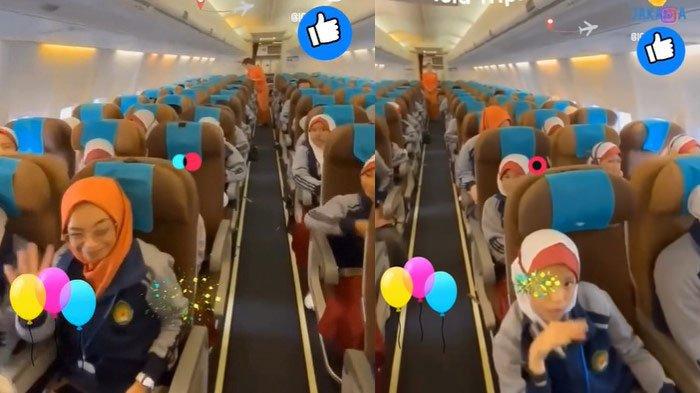 Viral Siswa SD Sewa Pesawat Garuda untuk Study Tour - Tribunjambi.com