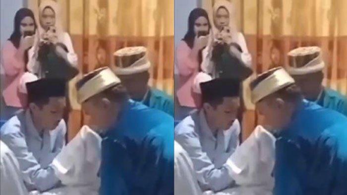 Viral Wali Nikah Tonjok Mempelai Pria Usai Ijab Kabul - Tribunjambi.com