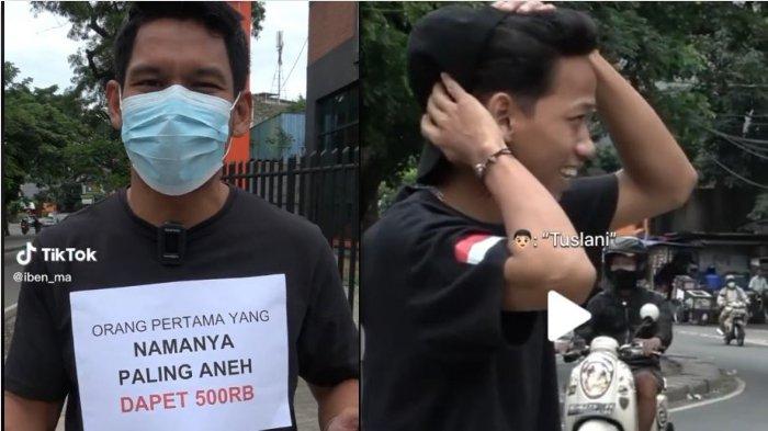 Viral di Tiktok, Nama Paling Aneh dapat Hadiah, Download Videonya di ...