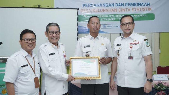 Wujudkan Satu Data Indonesia, BPS dan Pemkot Jambi Canangkan Kelurahan Cantik - Tribunjambi.com