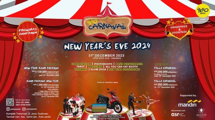 Sambut Natal dan Tahun Baru, Yello Hotel Jambi Adakan Yello Carnaval ... Sambut Natal dan Tahun Baru, Yello Hotel Jambi Adakan Yello Carnaval ...