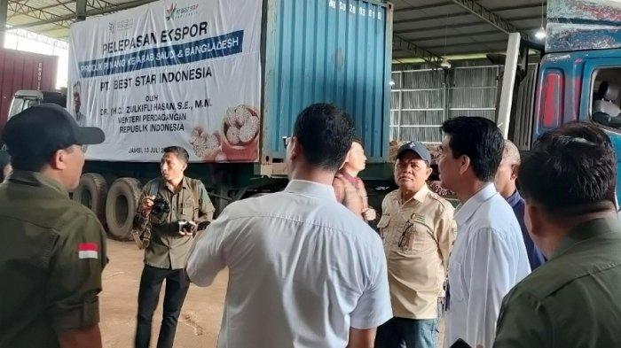 Agenda Mendag Zulkifli Hasan di Jambi, Lepas Ekspor Pinang hingga Kunjungan ke Pasar Talang ...