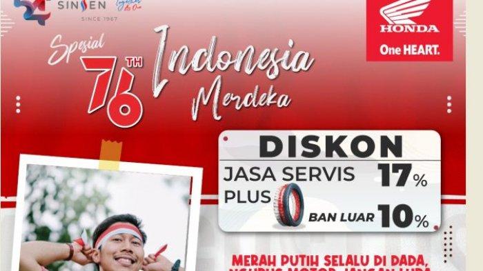 AHASS Beri Promo Spesial saat HUT RI ke 76 - Tribunjambi.com