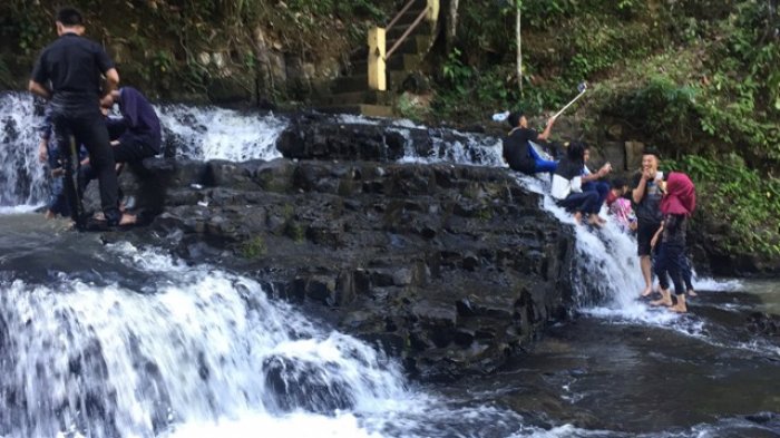 Air Terjun Muara Karing, Destinasi Wisata Jambi di Kabupaten Merangin - Tribunjambi.com