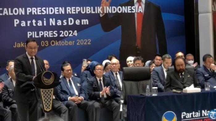Ini Kata Anies Baswedan Setelah Dipilih Partai Nasdem Menjadi Calon Presiden - Tribunjambi.com