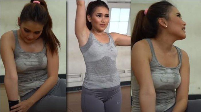Pose Ayu Ting Ting Buka Belahan Bajunya Saat Suntik Vaksin Disorot, Tanktop Pinknya Bikin Salfok ...