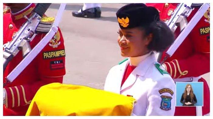 Profil Lilly Wenda Pembawa Baki Paskibraka 2023 di Istana - Tribunjambi.com