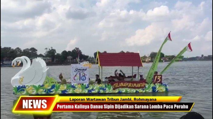 VIDEO: Lomba Perahu dan Ketek Hias di Danau Sipin, Event Tahunan di Kota Jambi Diselenggarakan ...