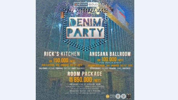 DENIM PARTY di Odua Weston Jambi, 2 Acara Malam Tahun Baru di Jambi ...