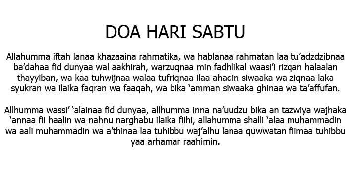 Amalan Doa Hari Sabtu Lengkap Doa Pagi Nabi Ibrahim - Tribunjambi.com