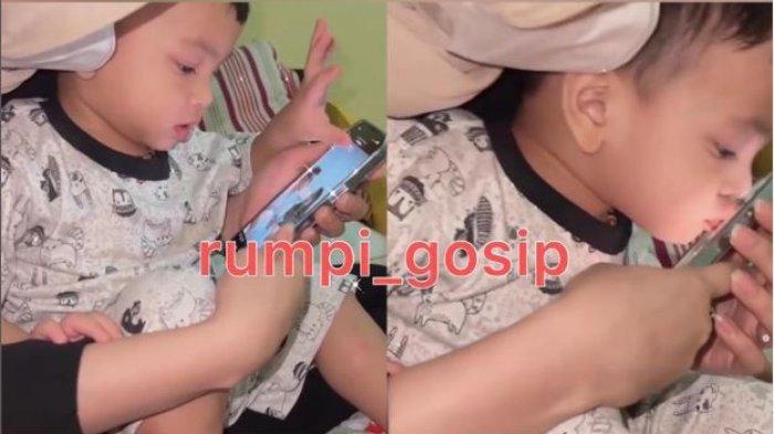 Momen Pilu Gala Sky Cium Layar Ponsel Saat Lihat Video Vanessa Angel ...