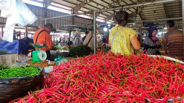 Harga Cabai di Pasar Angso Duo Kembali Merangkak Naik - Tribunjambi.com