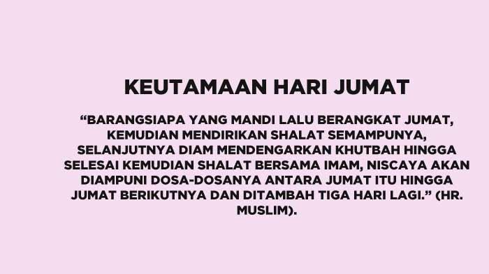 Tata Cara Sholat Jumat dan Keutamaannya yang Jarang Diketahui ...