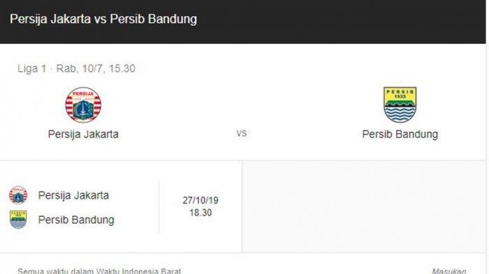 Jadwal Bigmatch Persija Jakarta vs Persib Bandung Bobotoh Dilarang ke GBK, Nonton Live Streaming ...