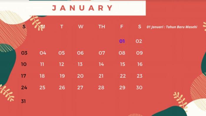 Daftar Libur Nasional dan Cuti Bersama 2021, Total 23 Hari Libur ...