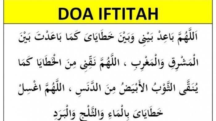 Bacaan Doa Iftitah dan Terjemahan, Dianjurkan Dibaca Saat Sholat ...