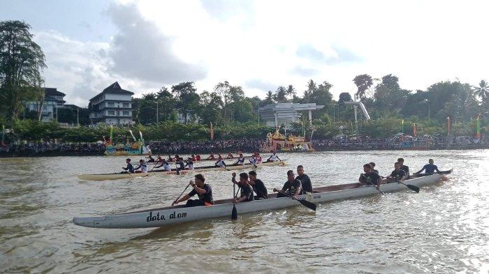 Lomba Pacu Perahu Lintasan 800 Meter Ramaikan Nataru Kota Jambi ...