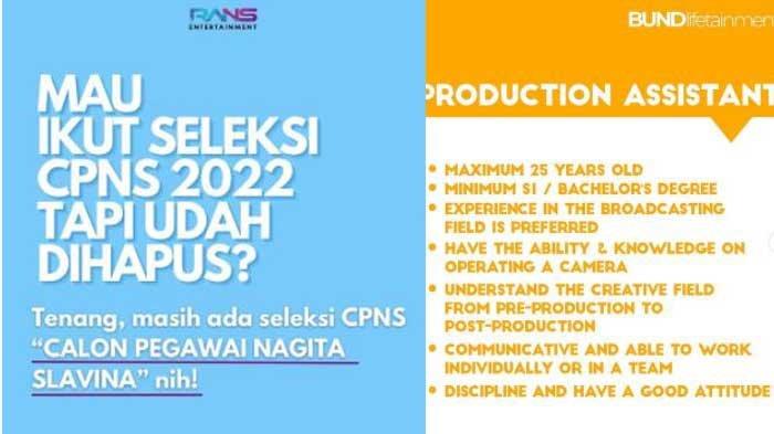 Lowongan Kerja di RANS Entertainment untuk Lulusan S1, Tersedia 5 ...