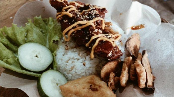 Kuliner Jambi, Mak Gembul Hadirkan Ayam Geprek Ala Korea - Tribunjambi.com