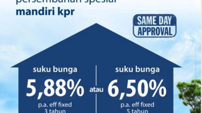 Wujudkan Hunian Impian Dengan Mandiri KPR Suku Bunga 5,88 Persen ...