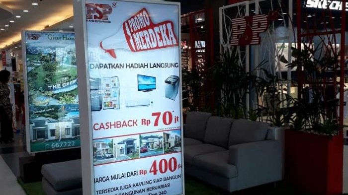 Promo Merdeka dari PT Putra Santosa, Berbagai Tipe dan Unit Perumahan ...
