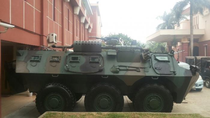 Pasukan TNI AD Disiagakan, Panser Sudah Standby - Tribunjambi.com