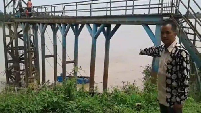 Intake PDAM Unit Mendalo Laut Miring Belum Ada Perbaikan, 8.300 ...