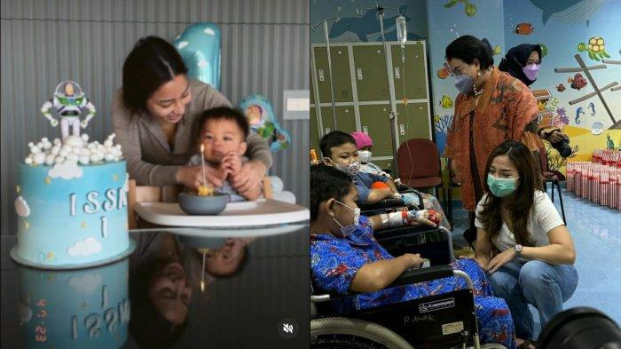 Nikita Willy Banjir Pujian Karena Rayakan Ulang Tahun Pertama Baby Issa Bareng Anak Penderita ...