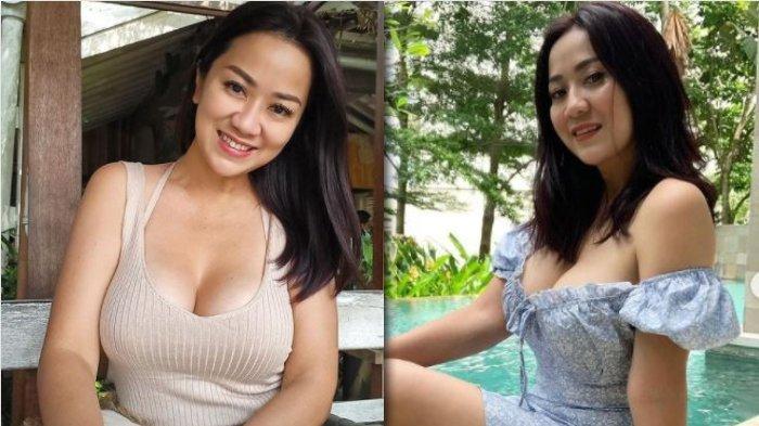 Pose Tante Ernie Pakai Rok Pendek Duduk Bersilang Disorot, Terlihat Ada Warna Merah di Bagian ...