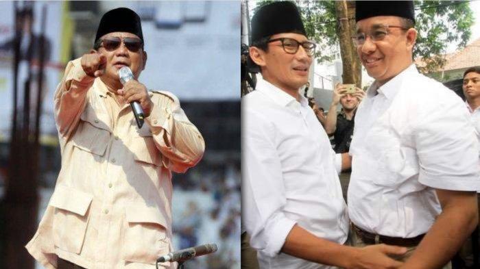 Takkan Khianati Prabowo, Anies Baswedan dan Sandiaga Uno Berjanji Tidak Akan Maju di Pilpres ...