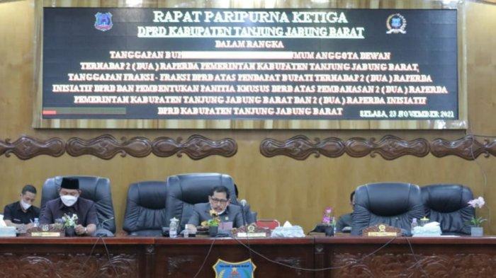 Sepakat Dua Raperda Inisiatif Pemkab dan DPRD Tanjabbar Dibahas dan Dibentuk Panitia Khusus ...