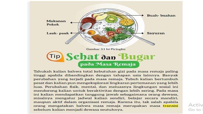 Kunci Jawaban Bahasa Indonesia Kelas 7 Halaman 73, Sehat dan Bugar ...