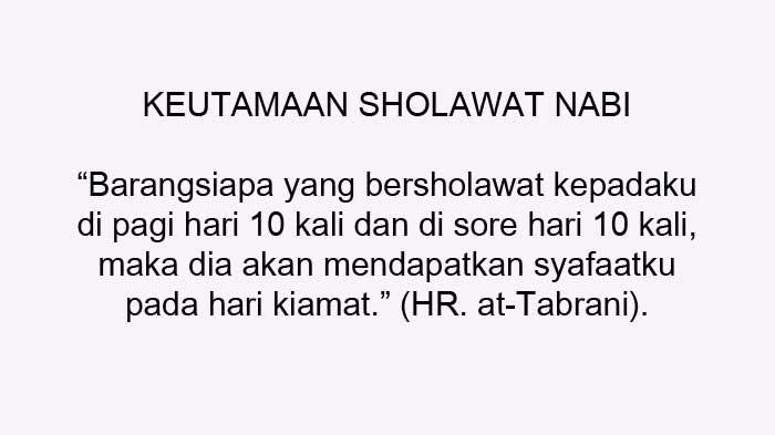 Lirik Sholawat Jibril dan Terjemahan, Manfaatnya sebagai Amalan Penarik Rezeki - Tribunjambi.com