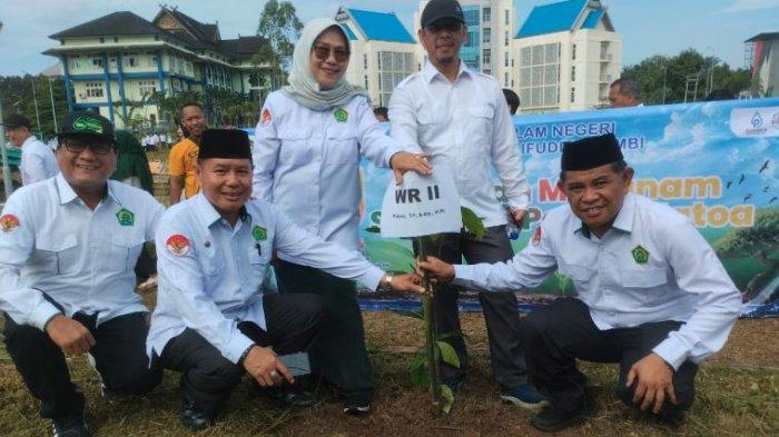 Gerakan Tanam Sejuta Pohon Matoa, UIN Jambi Turut Merawat Alam - Tribunjambi.com