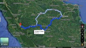 Jarak Jambi-Palembang di Google Maps, Bandingkan Rute Jalan Kaki 2 Hari ...
