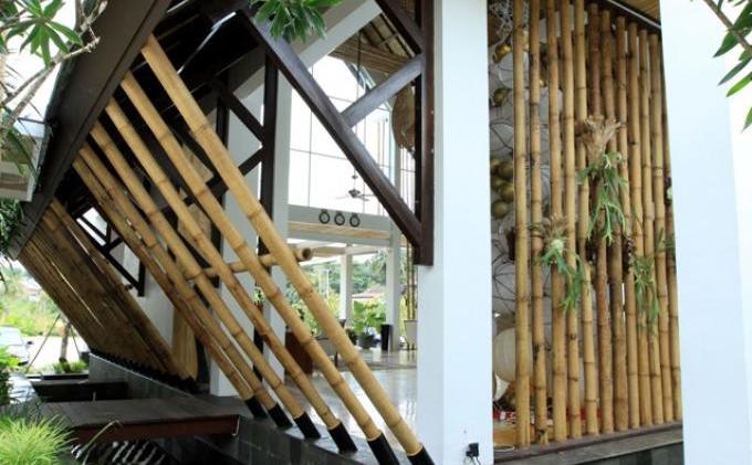 Susunan Bambunya Beri Kesan Beda dan Unik - Tribunjambi.com
