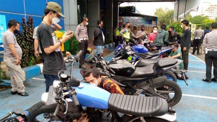 Motor Knalpot Brong di Jalanan Semarang Kena Garuk Polisi, Wajib Preteli Ganti Knalpot Standar ...