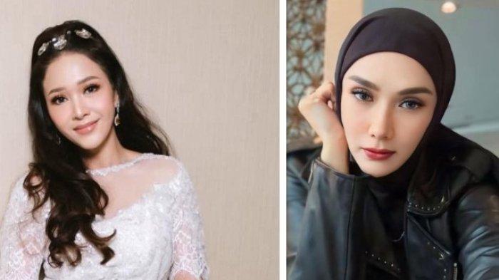 5 Adu Penampilan Maia Estianty dan Mulan Jameela di Acara Siraman Al Ghazali, Siapa Lebih Cantik ...