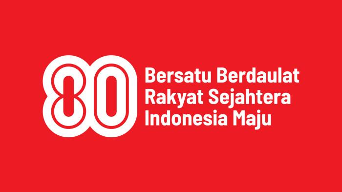 Resmi Dirilis! Link Download Logo HUT ke-80 RI Versi JPG, PDF, PNG ...