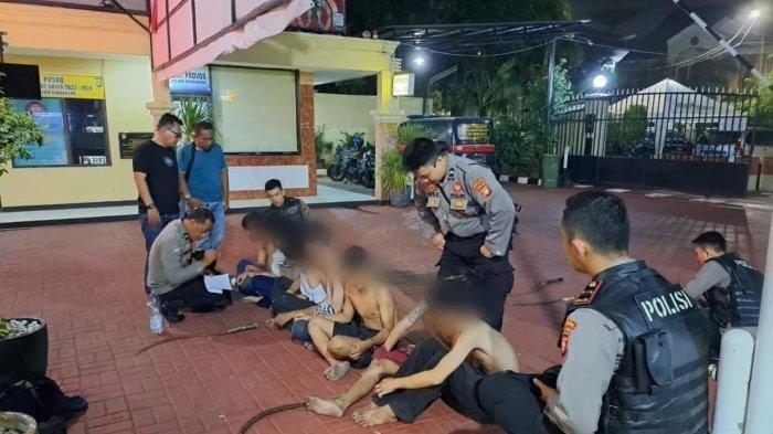 Ganasnya Geng Motor Bacok Anggota Polisi Yang Sedang Patroli Malam Hari ...
