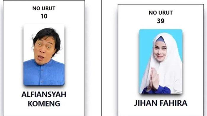 Daftar 10 Besar Peraih Suara Terbanyak Sementara Caleg DPD RI, Komeng ...