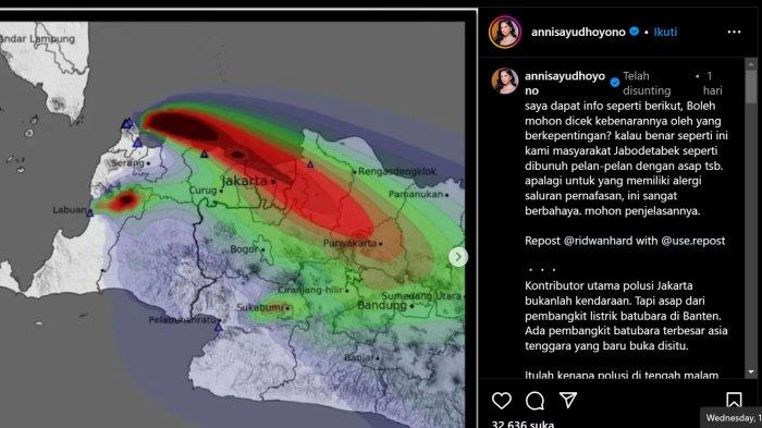 Beredar Foto Citra Satelit Polusi Udara Jakarta karena PLTU, KLHK ...